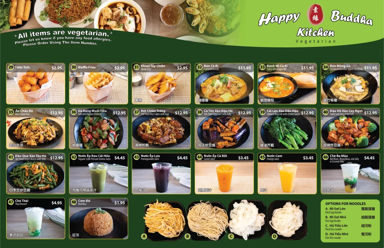 Happy Buddha Kitchen - Chinese Restaurant｜Online Order｜Temple City｜CA